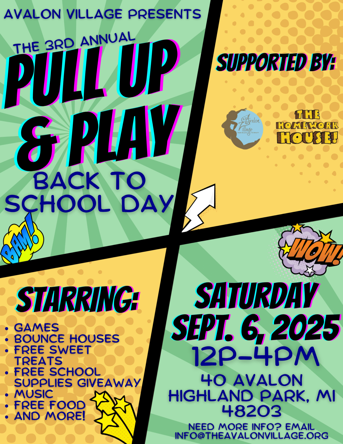 Avalon Village’s “Pull Up & Play” & Resource Fair! – Soulardarity